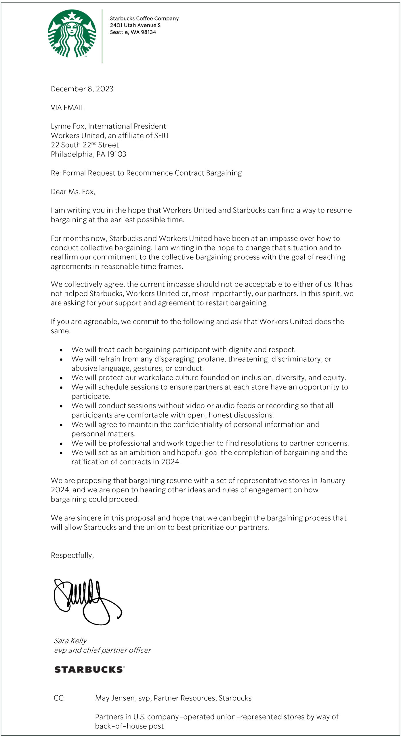 A Mystery Move: Why Did Starbucks Request To Reopen Negotiations With ...